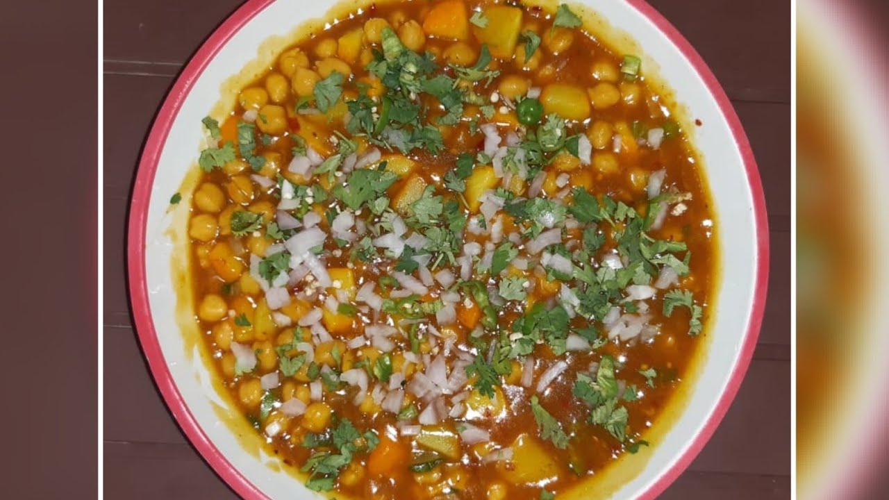 Chat patey Kathiyawari cholay - YouTube