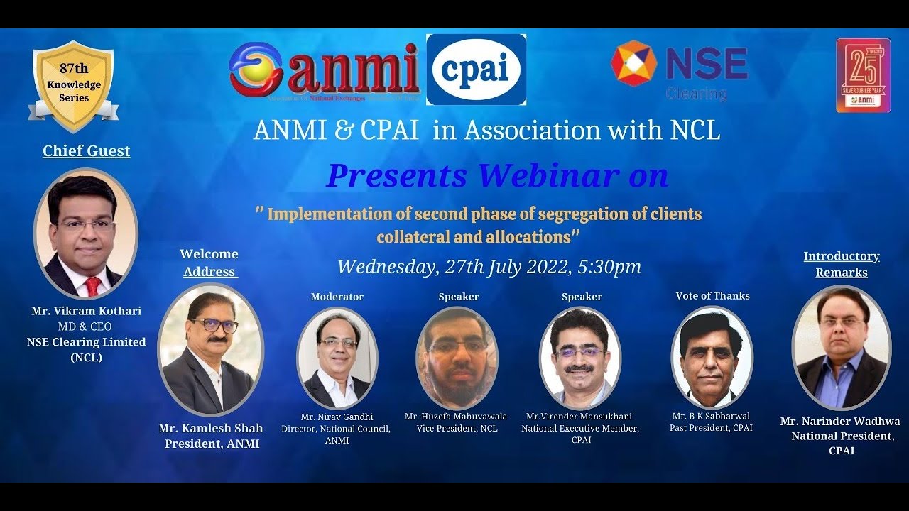 implementation of second phase of segregation of clients collateral and ...