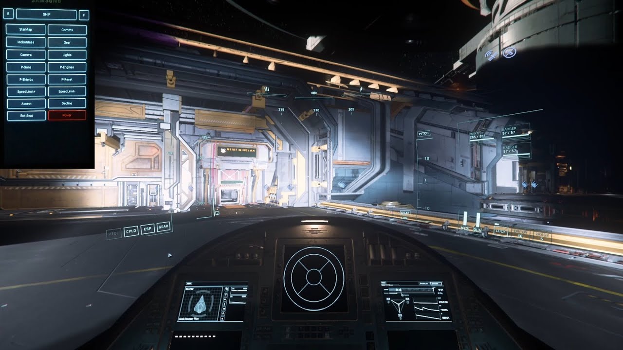Star Citizen with Built in HTML Multi Function Display - YouTube