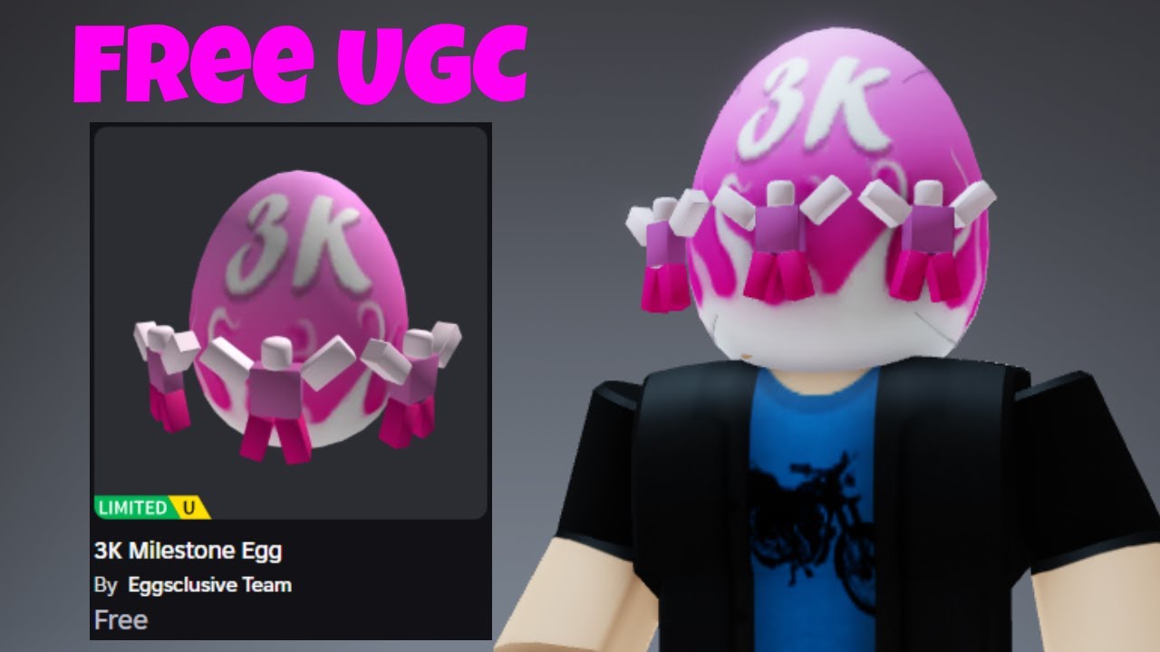 Free UGC Limited! How To Get 3K Milestone Egg In Free UGC Launcher Game ...
