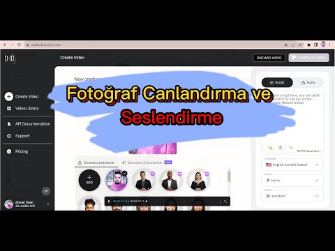 Yapay Zeka ile Fotoğraf Canlandırma | ChatGPT & D-ID