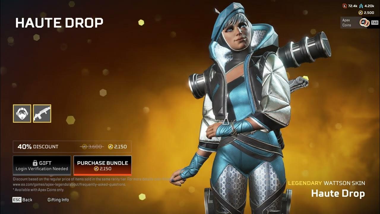 APEX LEGENDS Wattson Haute Drop / Legendary Skin - YouTube