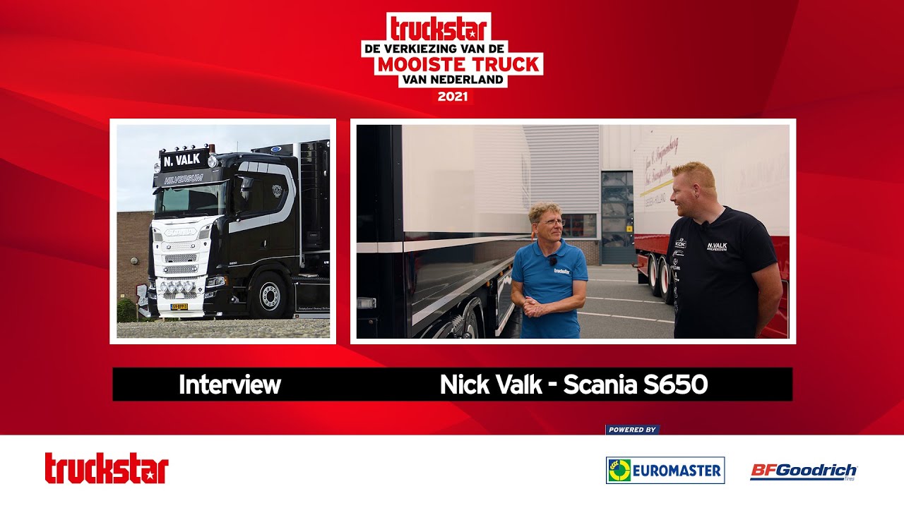 Scania S650 N. Valk – Mooiste Truck van Nederland 2021 - YouTube
