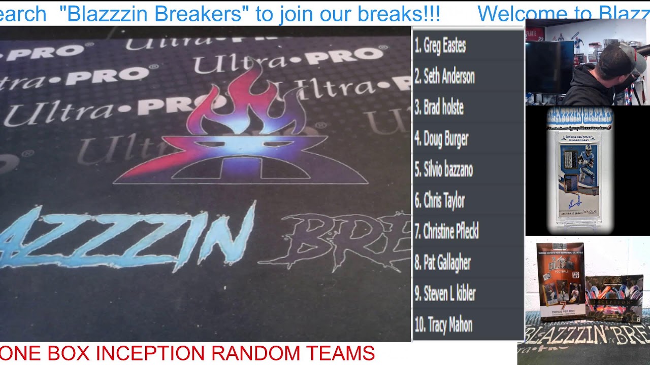 4-16-25 NFL COLLECTIVE SERIAL NUMBERS and INCEPTION ONE BOX - YouTube