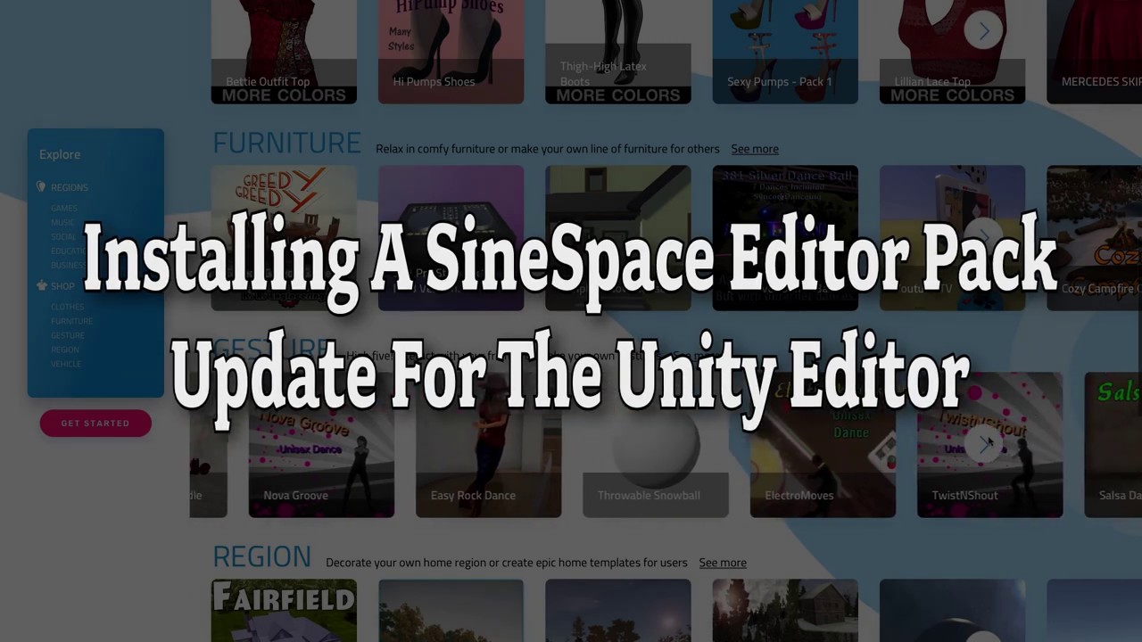 Installing a SineSpace Editor Pack Update - YouTube