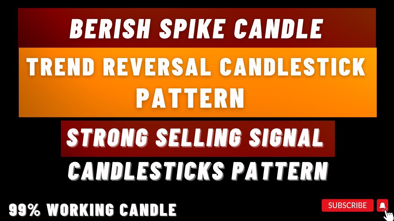 TREND REVERSAL PATTERN || BEARISH SPIKE CANDLE || CANDLESTICK TRADING ...
