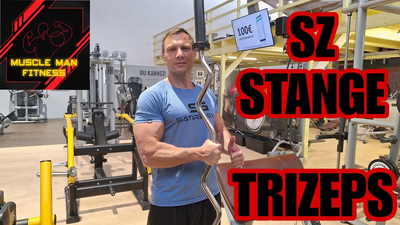 Trizepstraining mit der SZ Stange💪🏻Armtraining einfach erklärt! - YouTube