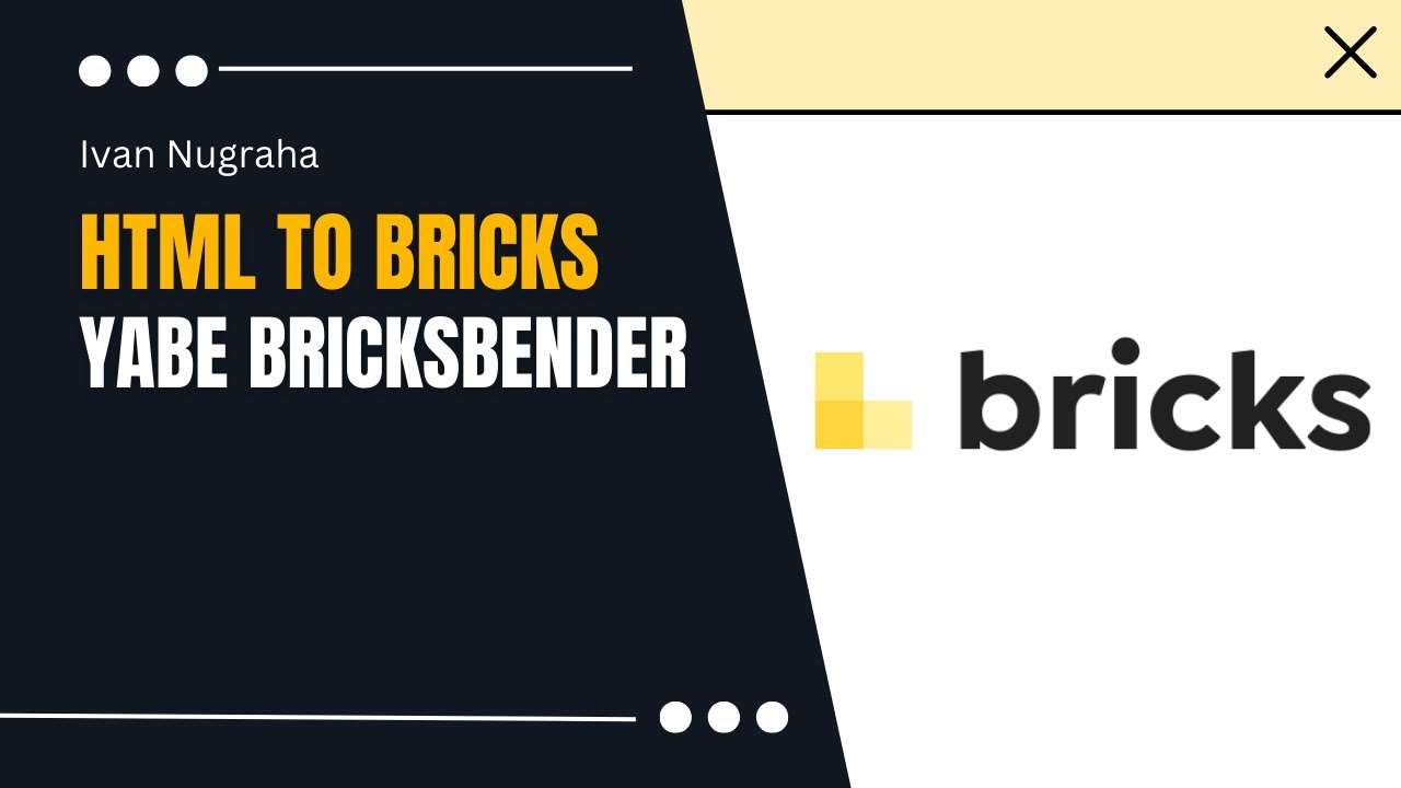 Build Wordpress Landing Page with Bricks Builder + Yabe Bricksbender - YouTube