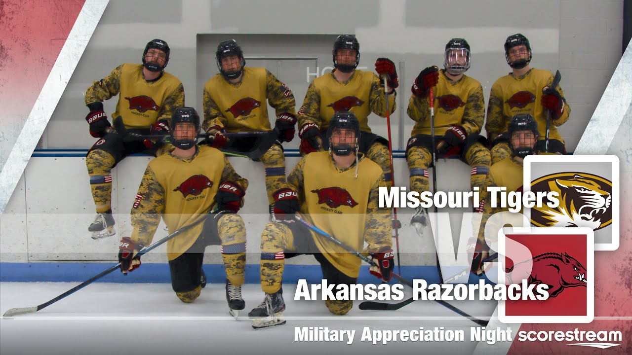 Arkansas Razorbacks vs. Mizzou Game 1 (ACHA Hockey) - YouTube