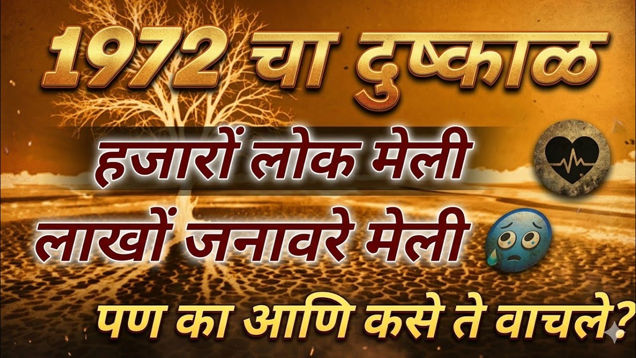 1972 चा दुष्काळ। 1972 cha dushkal #marathi - YouTube