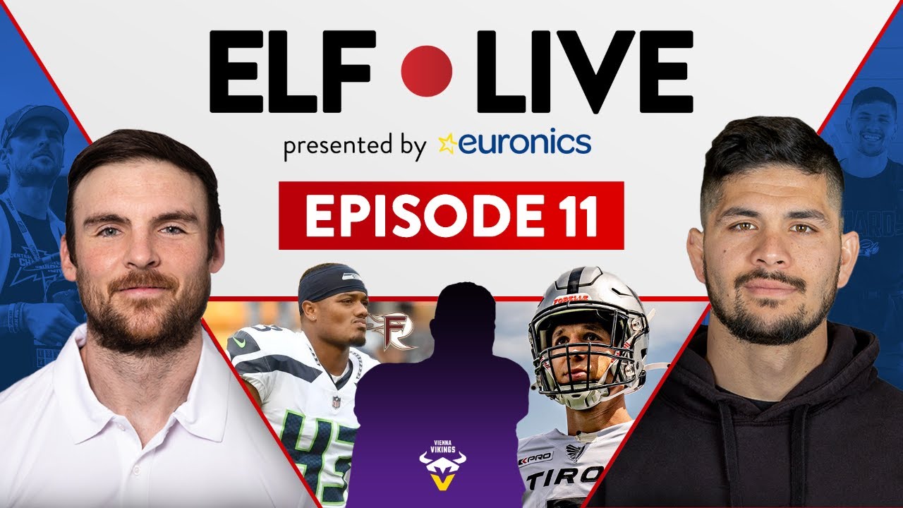 ELF Live EP11: Aaron Donkor & a surprise Vienna Vikings announcement ...