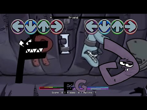Alphabet Lore F and G ALL PHASES | FNF VS Alphabet Lore F, G sings friend, coward Song