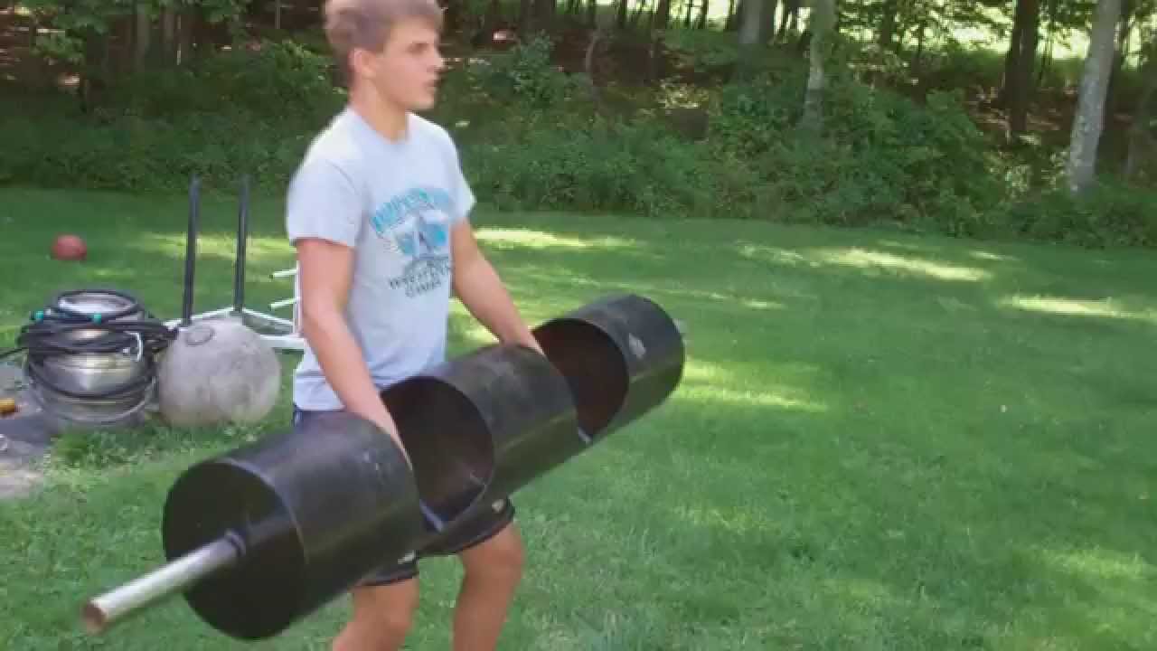 Strength Training for Wrestlers: Log Clean and Press - YouTube