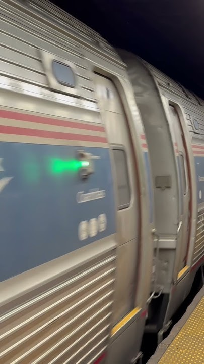 Amtrak NER Leaving New York Penn Station with Amtrak 642 *Veterans* leading with a friendly crew ...