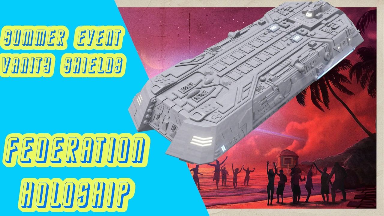STO Federation Holoship - Summer Vanity Shields - YouTube