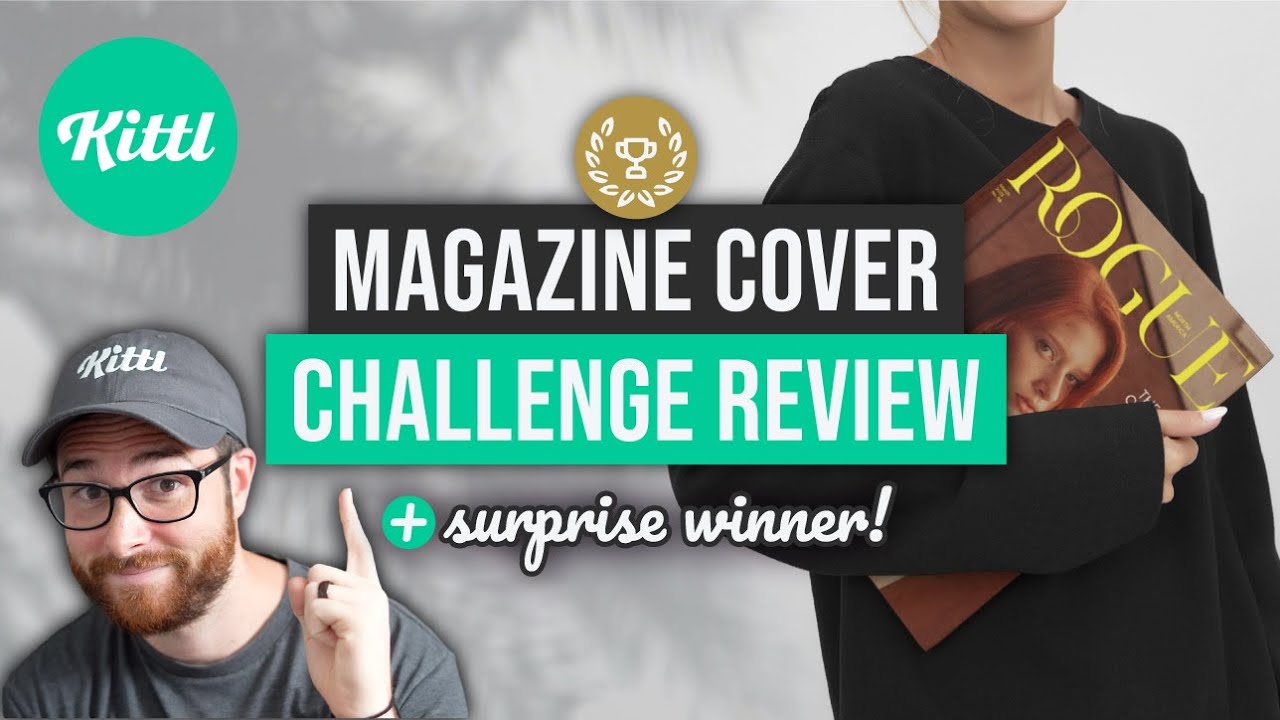 Magazine Cover Challenge Critique Plus Special Winner - YouTube