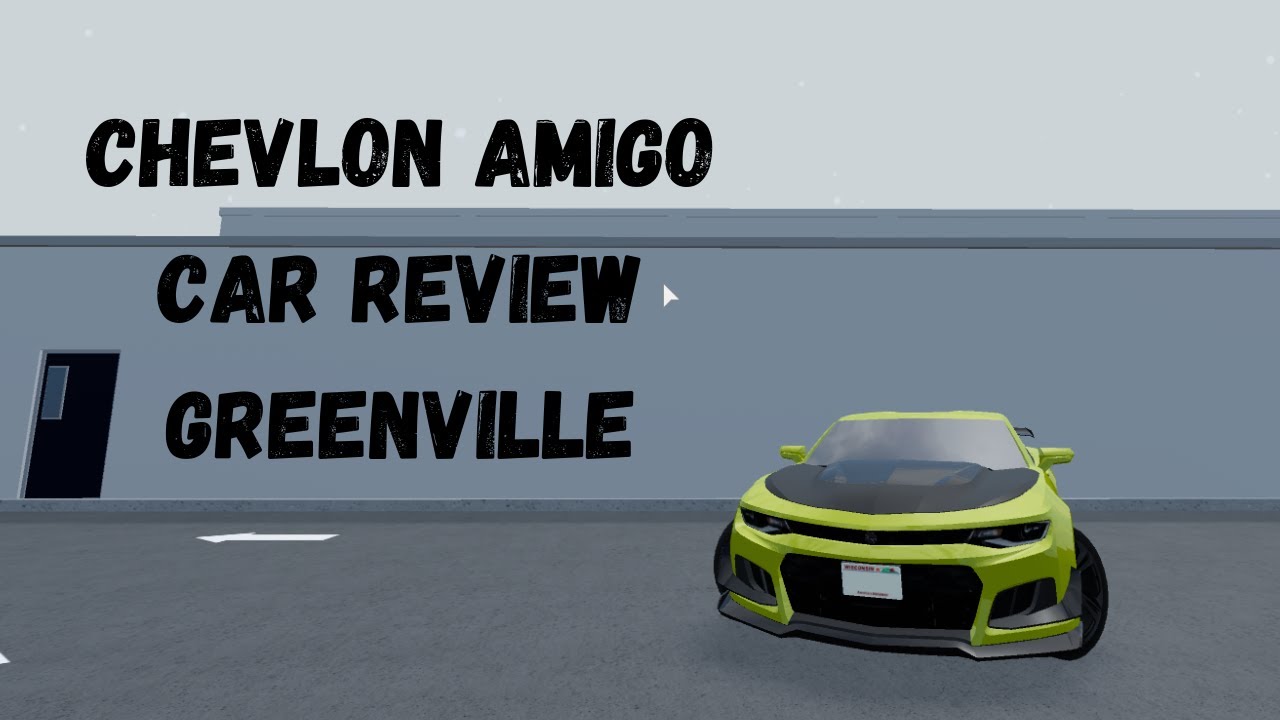 Chevlon Amigo TZR Chevrolet Camaro ZL1 Car Review Greenville Roblox ...