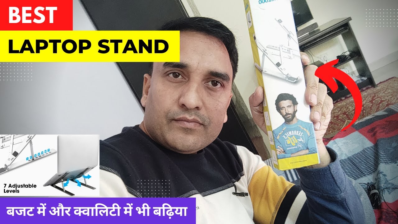 Best laptop stand | Back & Neck pain solution for IT people | Zebronics ...