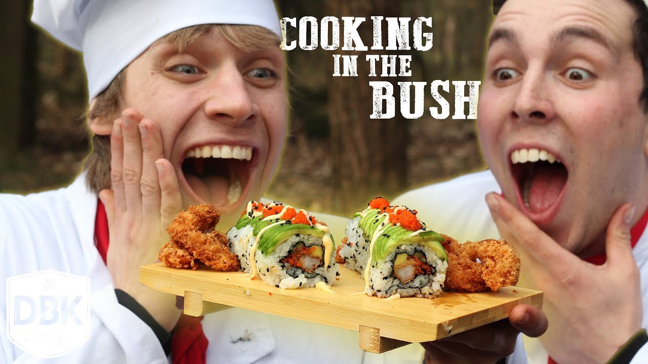How to Make the Most Delicious Sushi SURVIVAL STYLE! Cooking in the ...