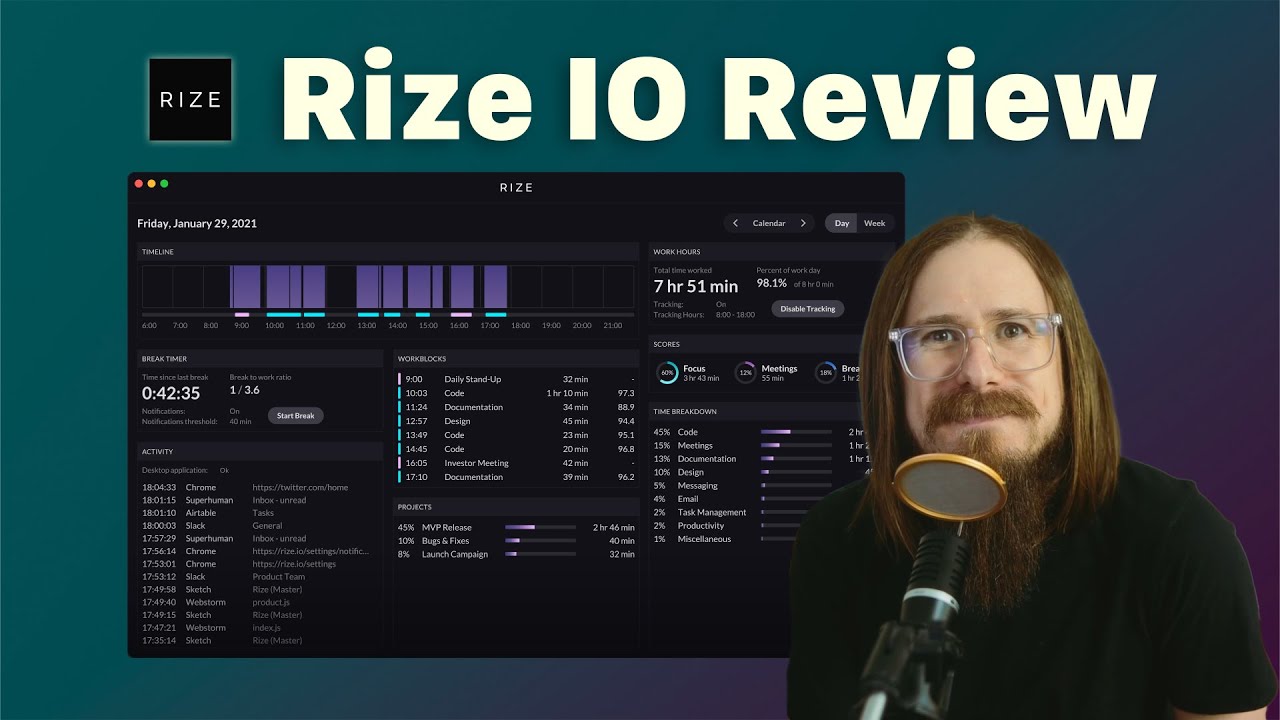 Rize IO App Review – The Best Focus & Time Tracking App? 🤔 - YouTube