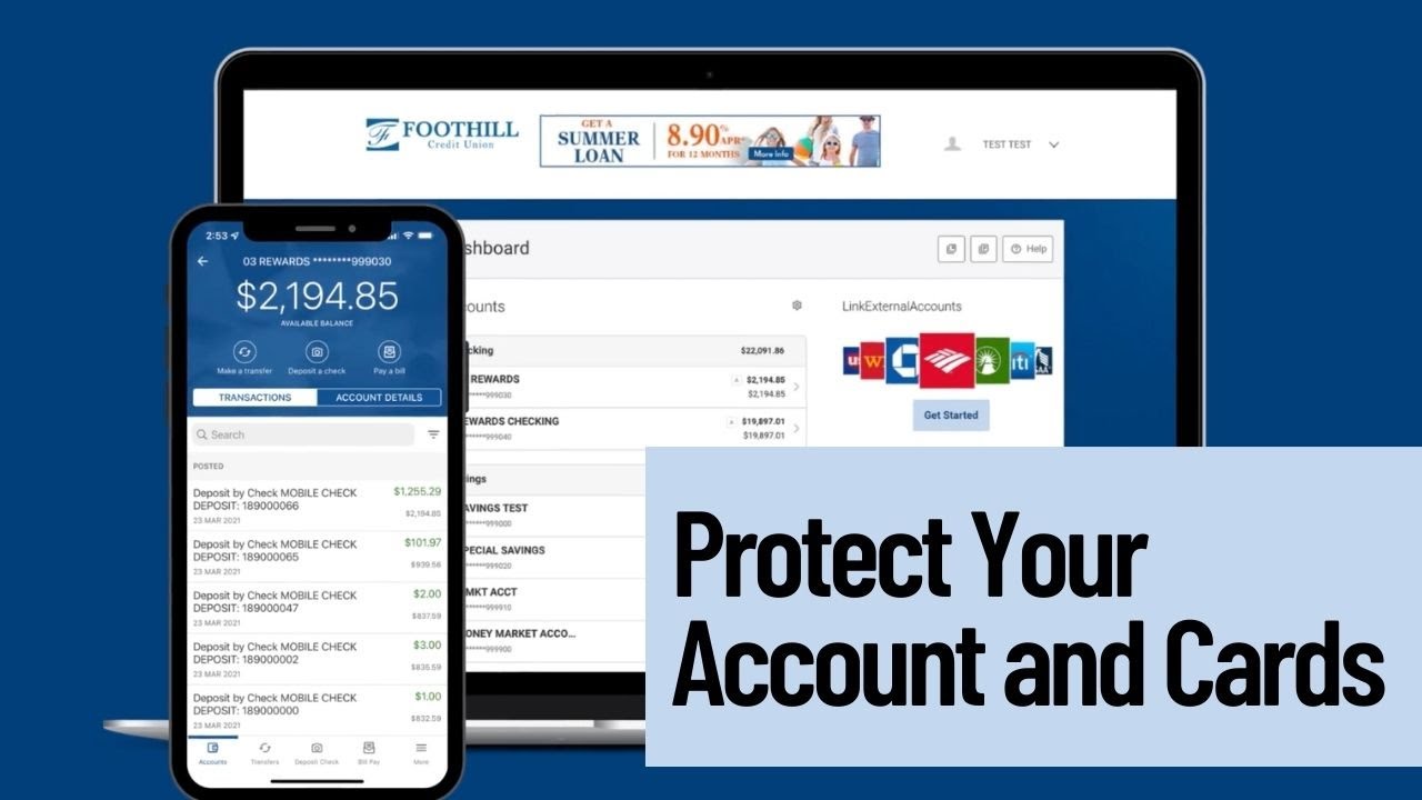 Foothill Credit Union - Protect Your Accounts - YouTube
