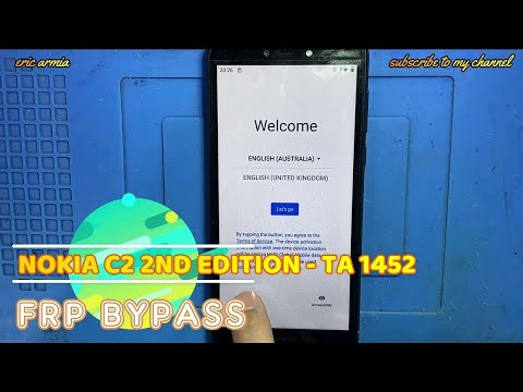 NOKIA C2 2ND EDITION - TA-1452 - FRP BYPASS - GOOGLE ACCOUNT UNLOCK ...