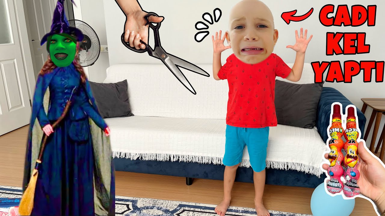 EMİR YAVUZ CADI SİHİRLİ MAKAS İLE GELDİ ‼️SİZİ KEL YAPACAK EYVAH !!! @Sinemoyundatv - YouTube