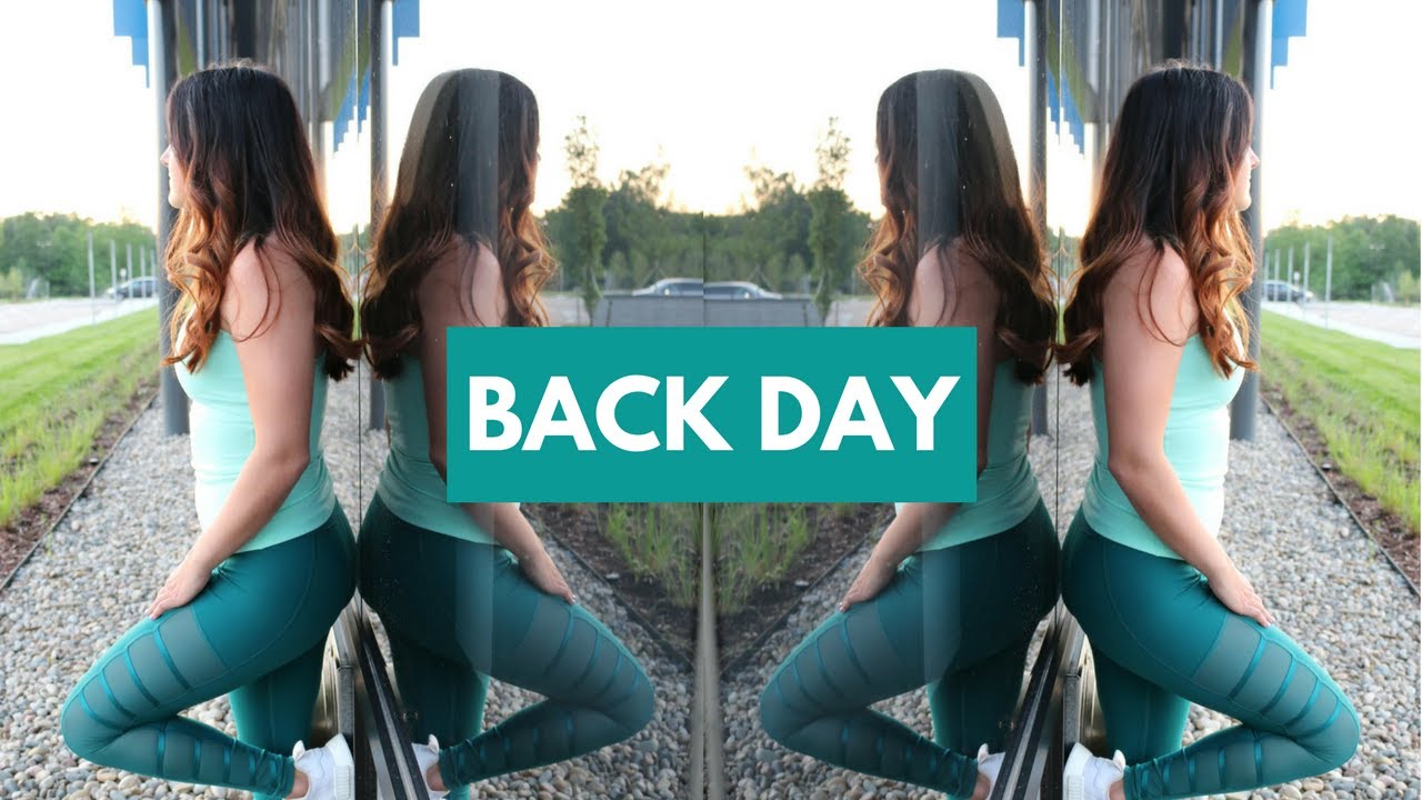 HOW TO GET A SMALL WAIST | Back Workout! - YouTube