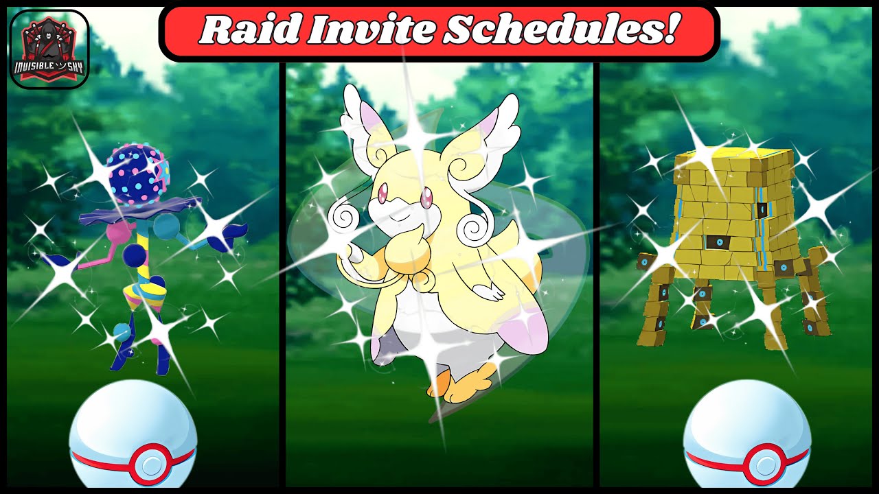 All April Raids & Live Stream Schedules! | Pokémon GO - YouTube