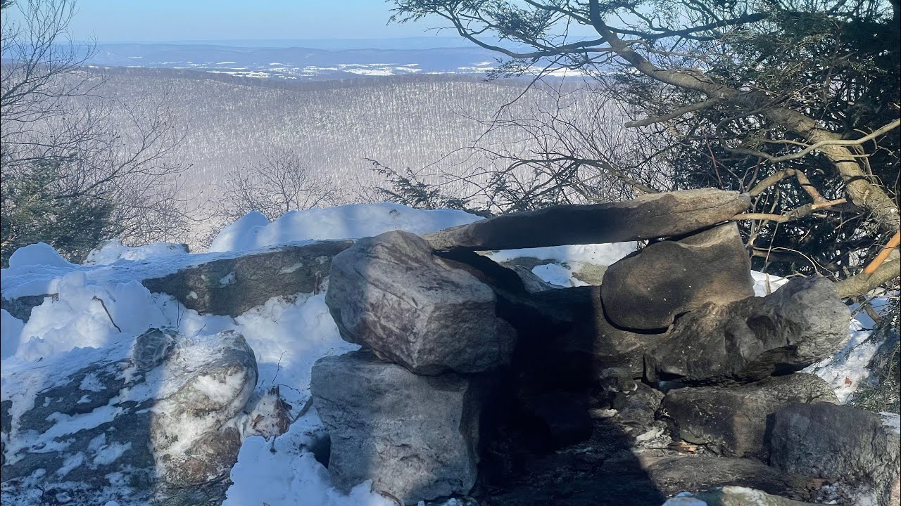 Clarks Valley: Snow Hike- AT, Vista, Devils Racecourse, Water Tank loop ...