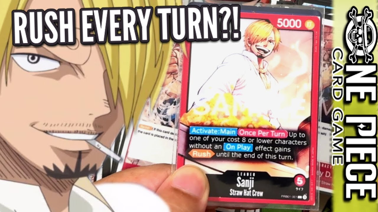 PRB01 Red Sanji Deck Profile - RUSH FOR EVERYONE! | One Piece TCG Deck ...