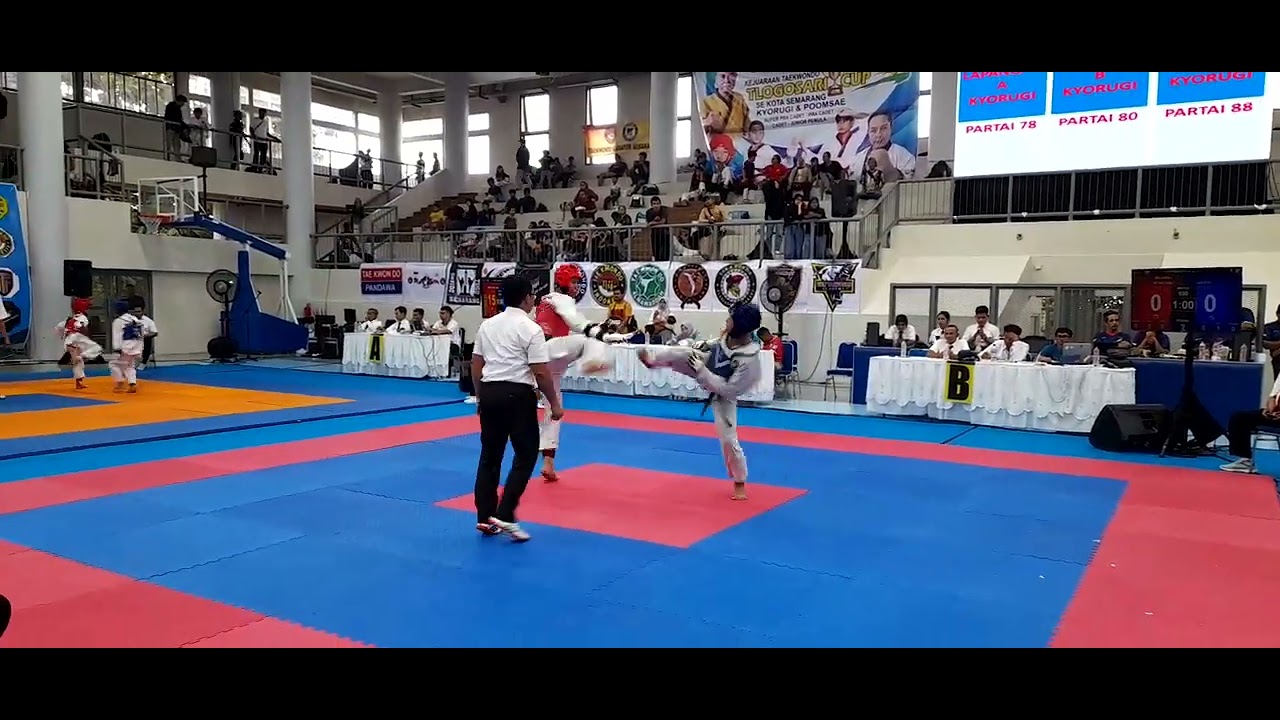 NAUFAL NTF (BIRU) DI KEJUARAAN TLOGOSARI CUP 3 SEMARANG - GOR UNDIP 15 ...