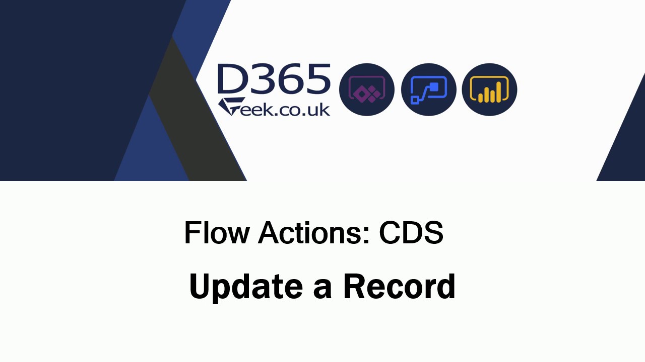 Flow Actions: CDS - Update A Record - YouTube