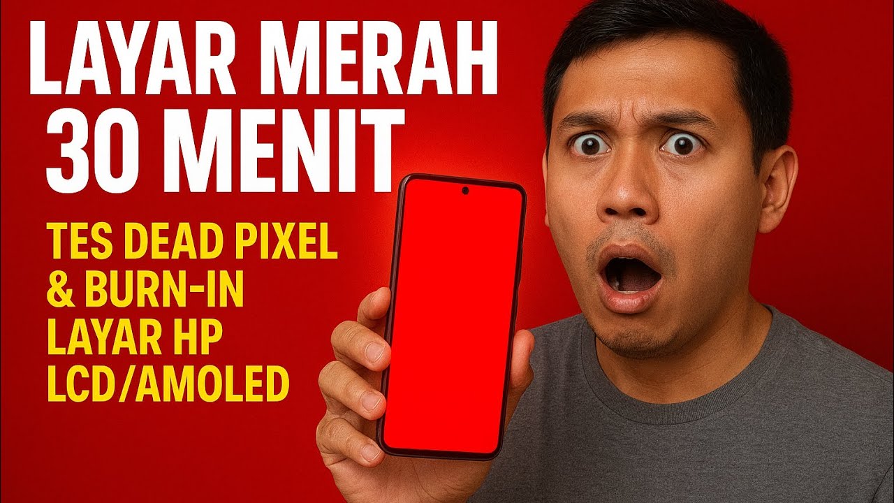 Layar Merah 30 Menit – Tes Dead Pixel & Burn-In Layar HP LCD/AMOLED ...