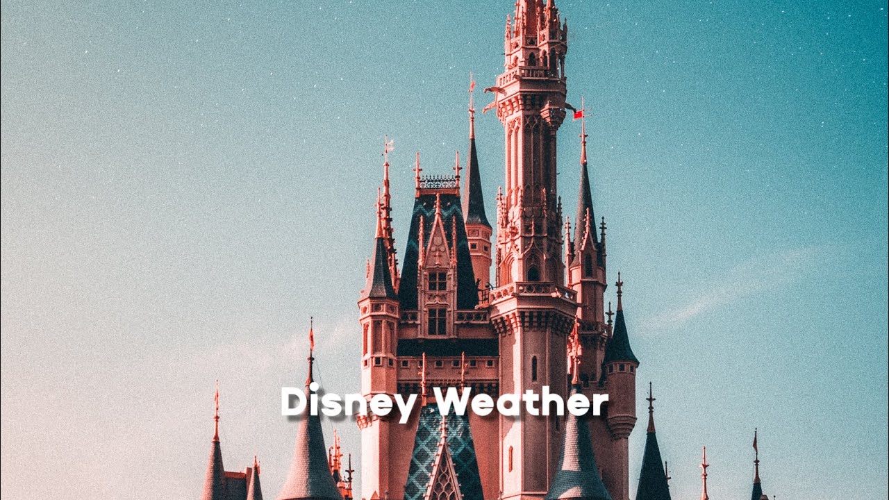 Disney weather: another late one - YouTube