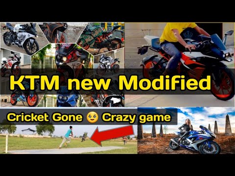 KTM Modified 😘 | Cricket Gone 🥹 Crazy game | New vlog 2 #motovlogs # ...