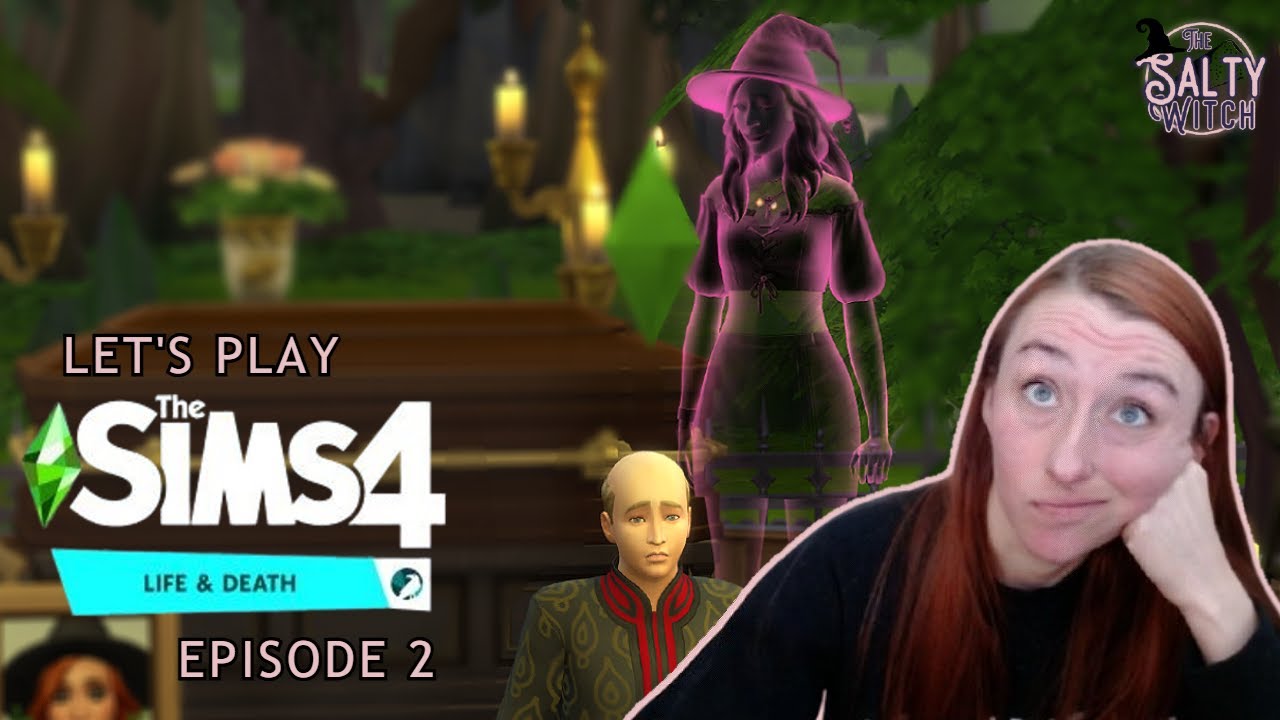 I died so I trashed my funeral // Let's play The Sims 4 Life & Death ...