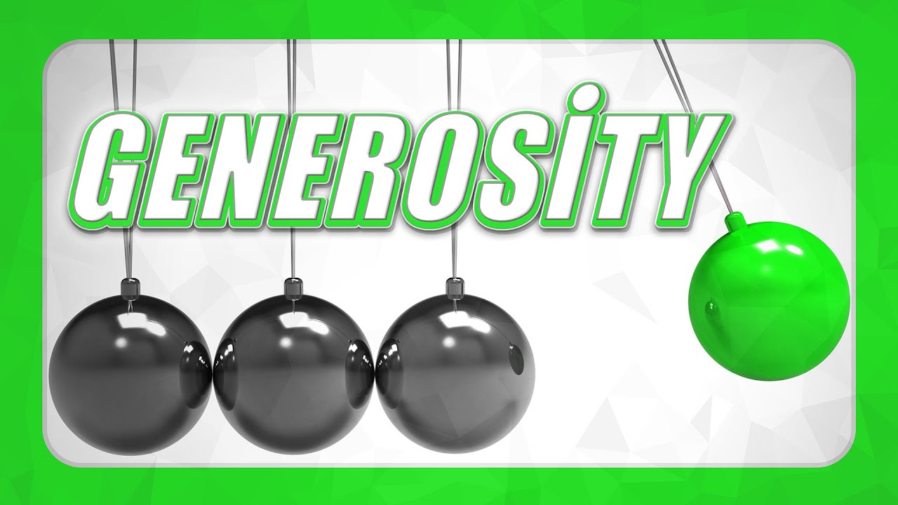 Generosity - Week 2 - YouTube