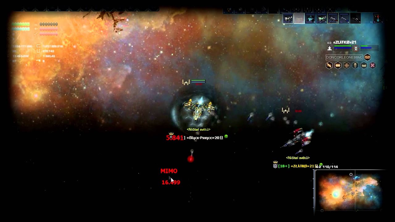 Darkorbit - Vengeance power PVP with Zlatko CZ2 (Black Prince) - YouTube