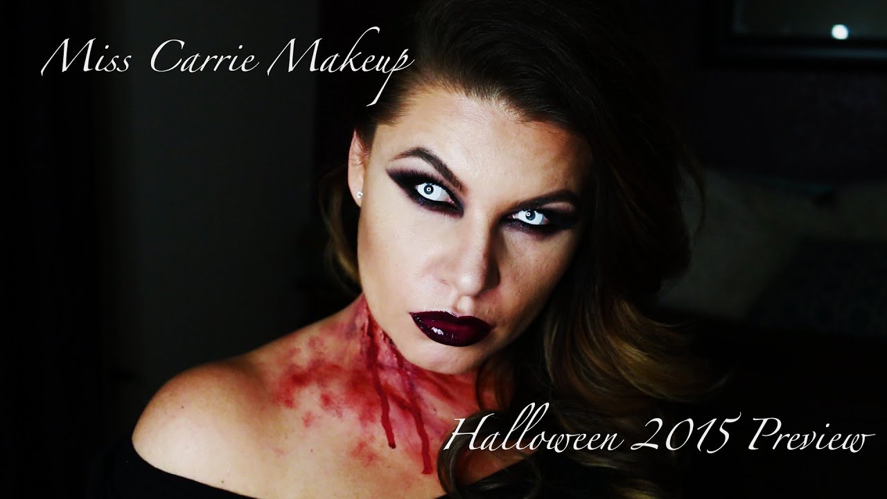 Miss Carrie Makeup | Halloween 2015 | Channel Trailer - YouTube