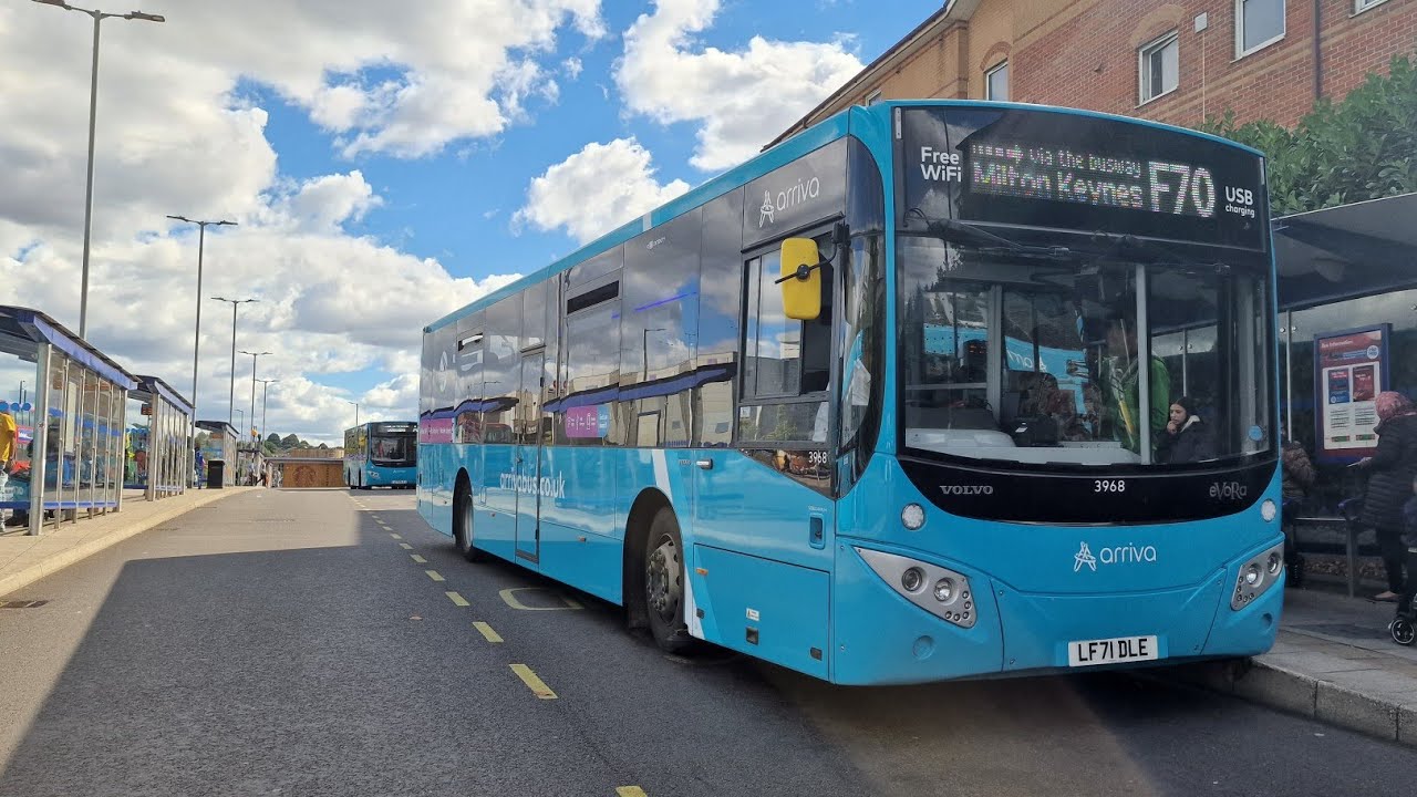 Arriva Beds & Bucks MCV Evora B8RLE LF71 DLE (3968) on F70 to Milton ...