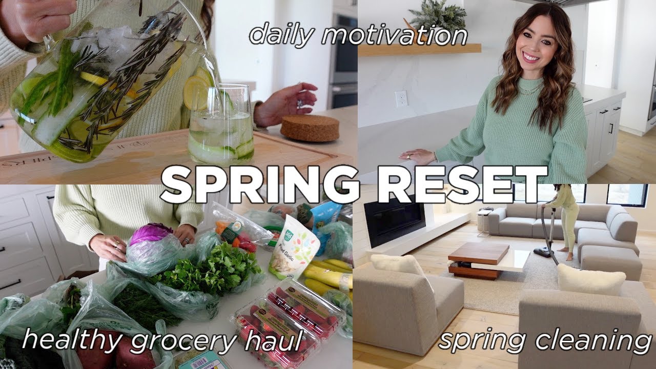 Spring Cleaning and Healthy Grocery Haul 2023 | GET IT ALL DONE - YouTube