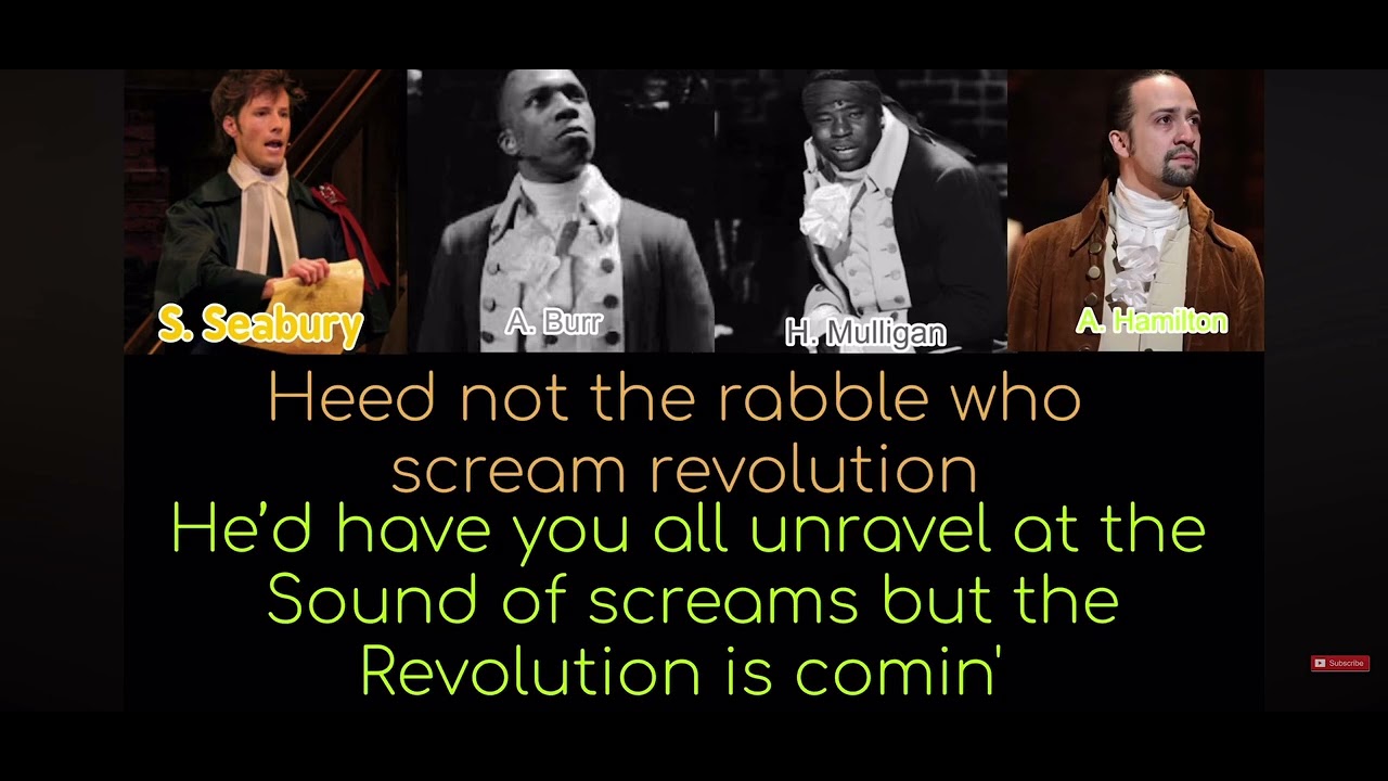 “Farmer Refuted” Hamilton Karaoke - YouTube