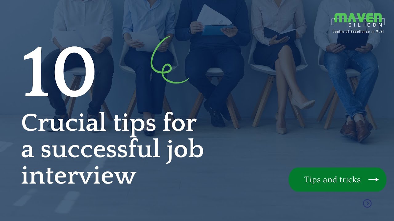 10 Crucial tips for a successful job interview | Maven Silicon - YouTube