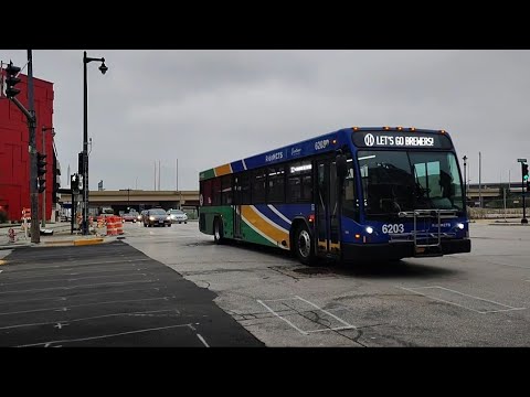 MCTS 2022 Gillig Advantage BRT 40' 6203 on Route 12 - YouTube