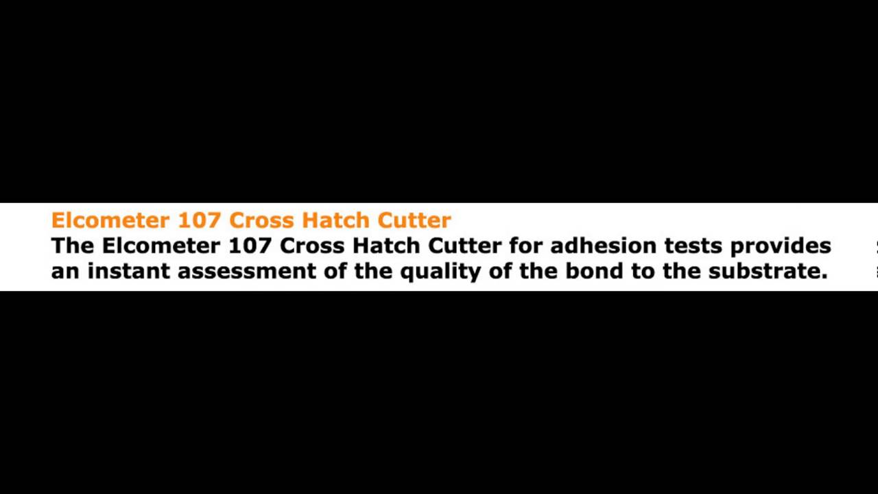 Elcometer 107 Cross Hatch Cutter Supplied by DFT TECH - YouTube