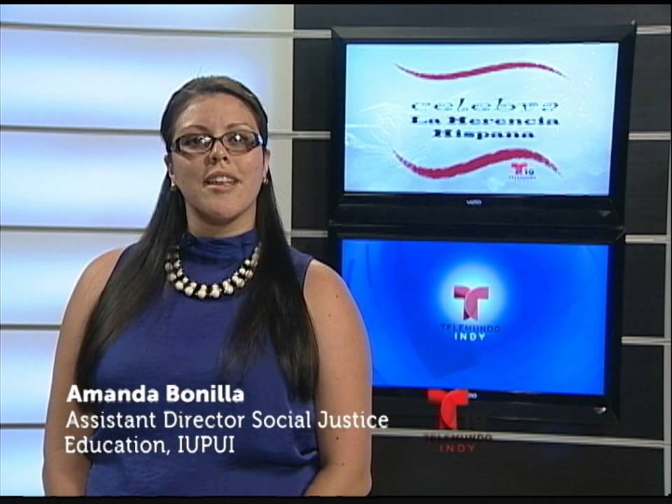 Telemundo Indy Celebra nuestra Herencia Hispana - Amanda Bonilla - YouTube