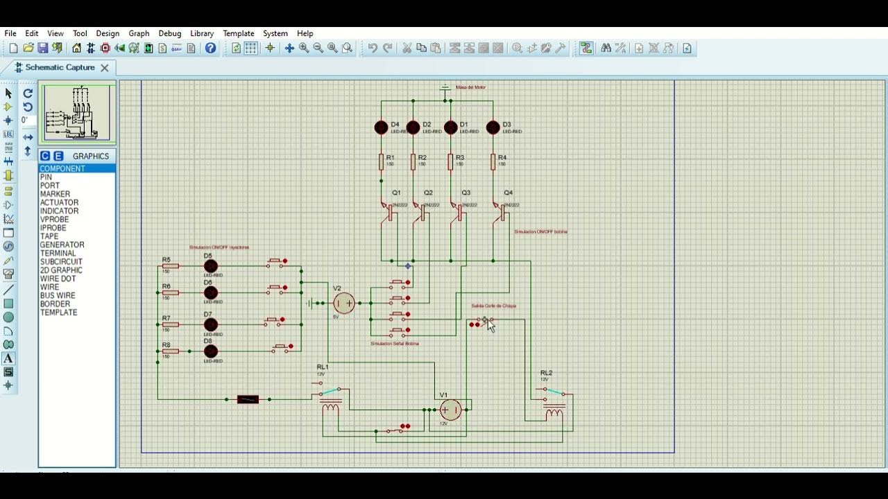 Simulacion ECU Proteus 8 Professional Schematic Capture 2023 02 17 22 ...