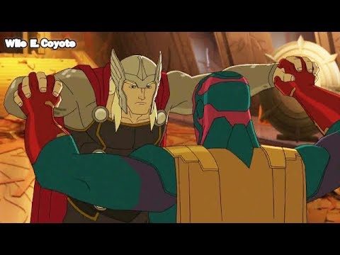 Thor vs Vision ♦ Los Vengadores Unidos T03E15 ♦ Español Latino - YouTube