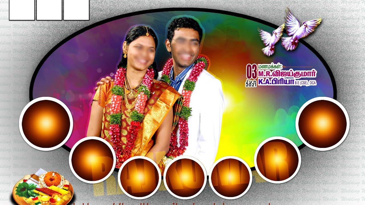 Wedding Flex Banner Design PSd File free Download kumarannetwork - YouTube